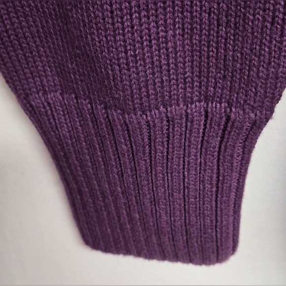 JEANNE PIERRE | Sweaters | Jeanne Pierre Xl Purple Knit Cowl Neck ...